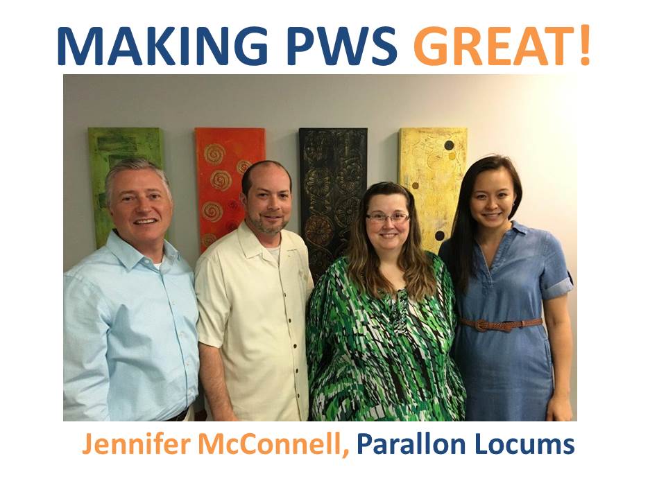Making PWS GREAT- Recognizing Jennifer McConnell