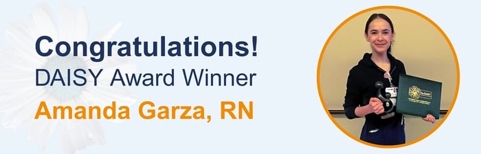 Congrats to DAISY Award Winner & HealthTrust Superstar Amanda Garza!