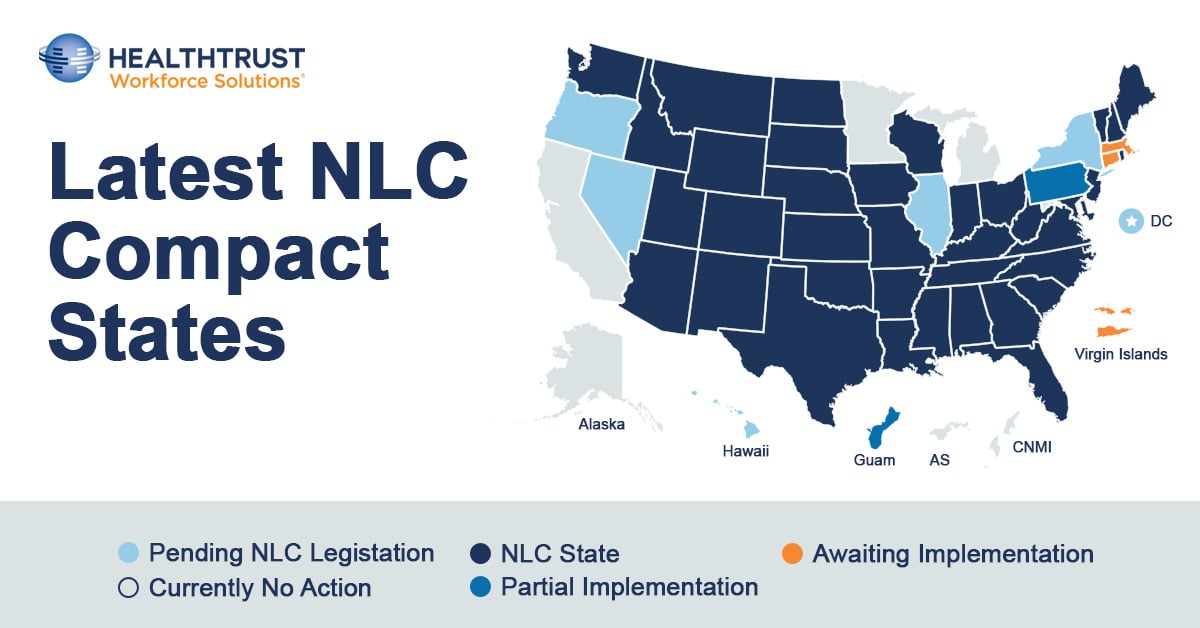 What Is the Nurse Licensure Compact (NLC)? | HealthTrustJobs.com