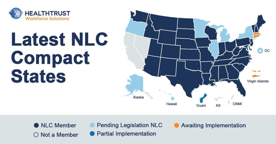 What Is the Nurse Licensure Compact (NLC)? | HealthTrustJobs.com