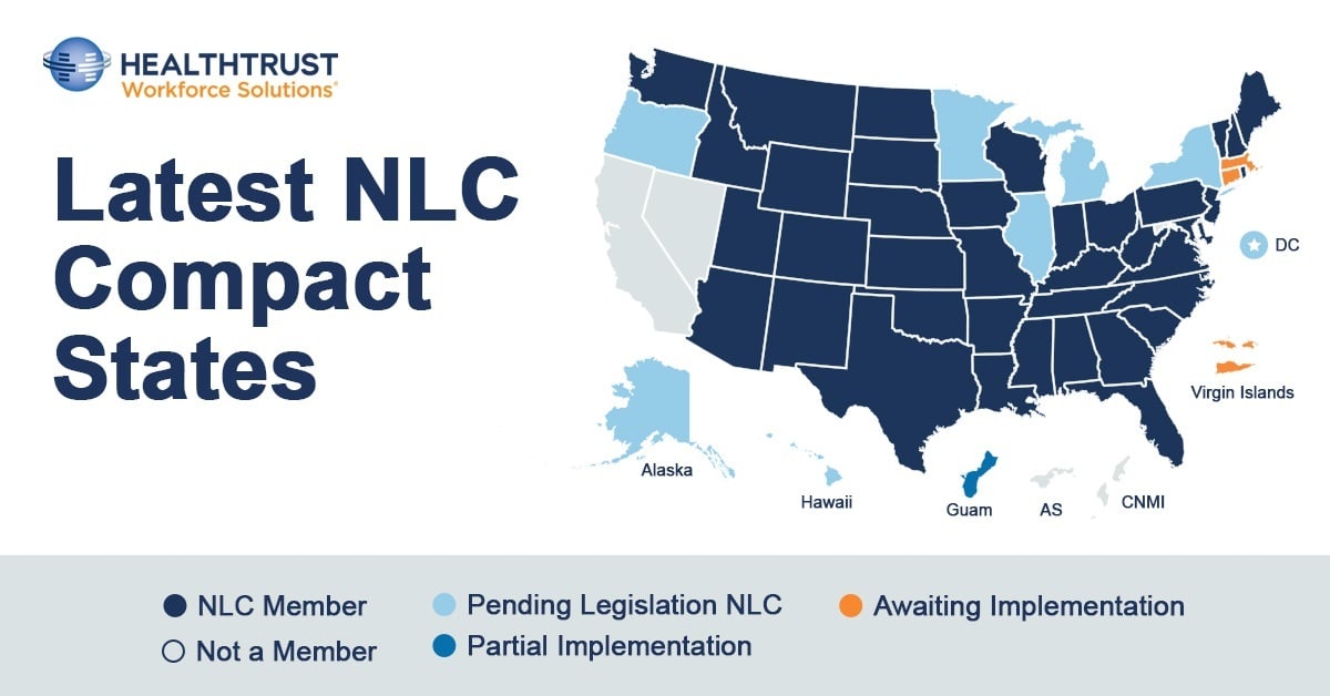 What Is the Nurse Licensure Compact (NLC)? | HealthTrustJobs.com